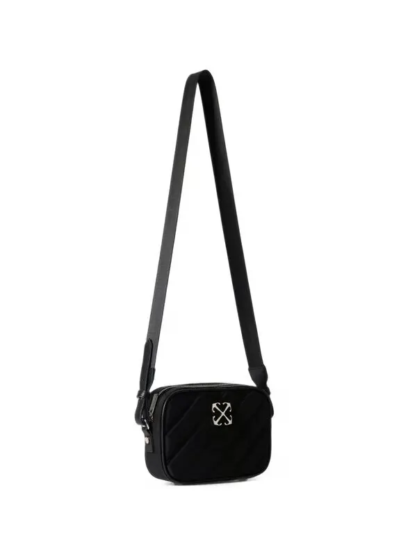 Off-White Quilted Shoulder Bag - Black