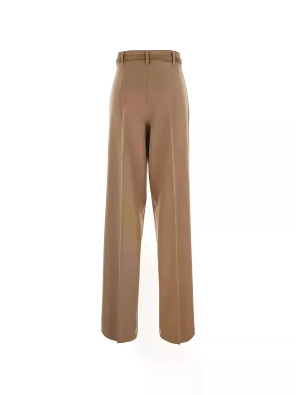 Max Mara Belted Pleated Trousers