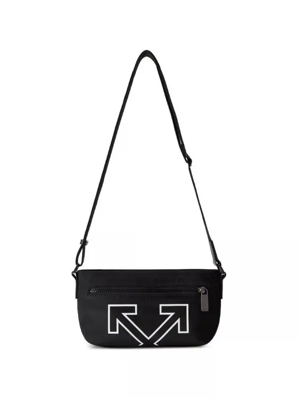 Off-White Arrows-print Messenger Bag - Black