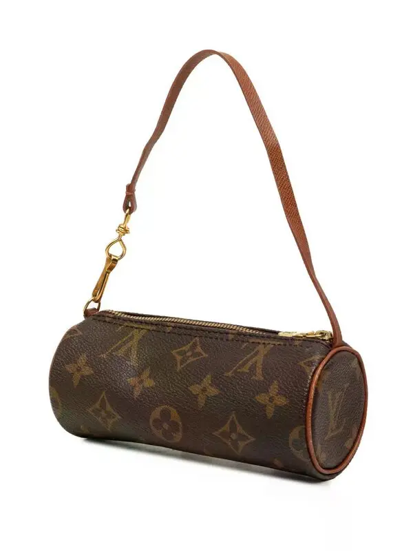 LOUIS VUITTON 1990-2010 Monogram Papillon Pochette Handbag - Brown