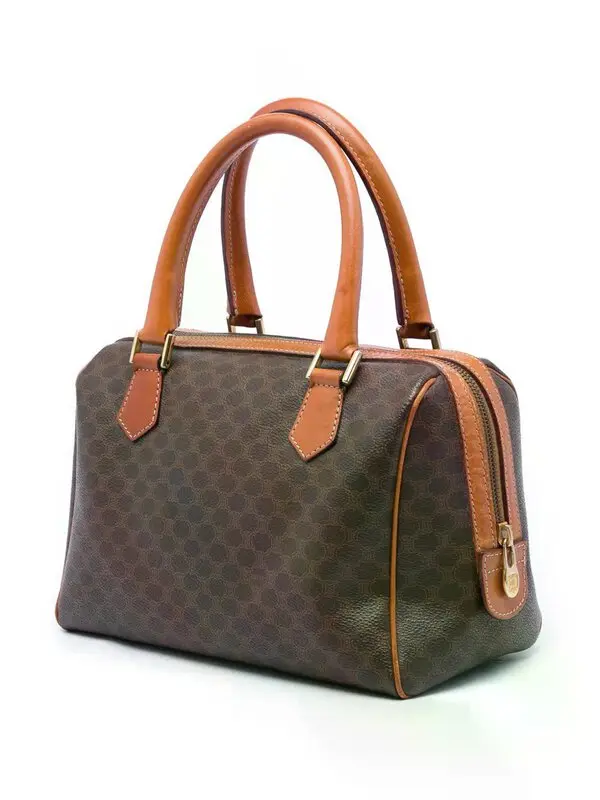 Celine 2013 Macadam Coated Canvas Satchel