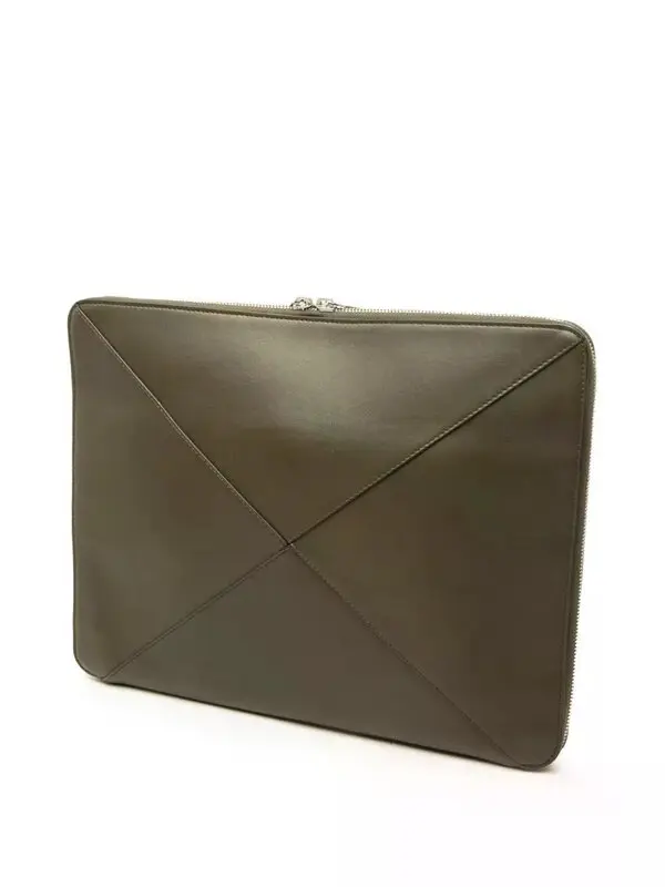 Bottega Veneta 2012-2026 Leather Portfolio Clutch Bag