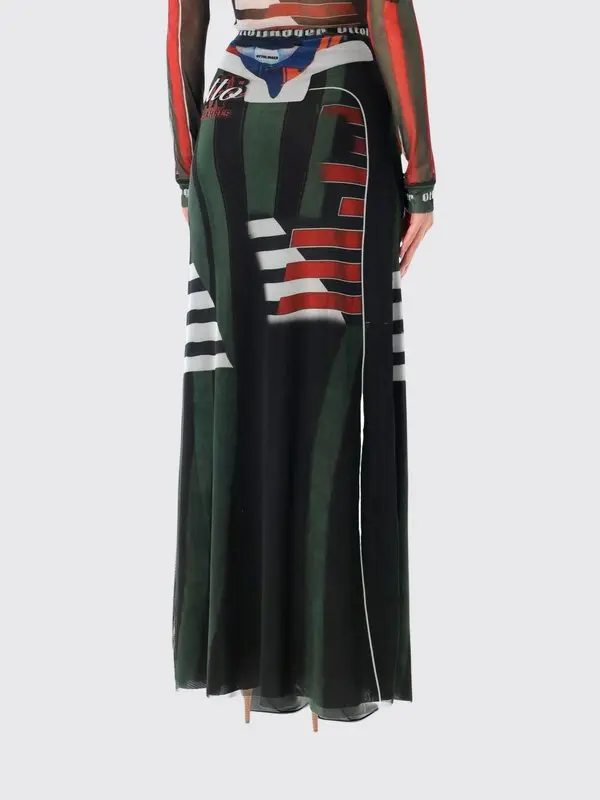 Ottolinger Long Graphic Print Jersey Pencil Skirt With High Waist