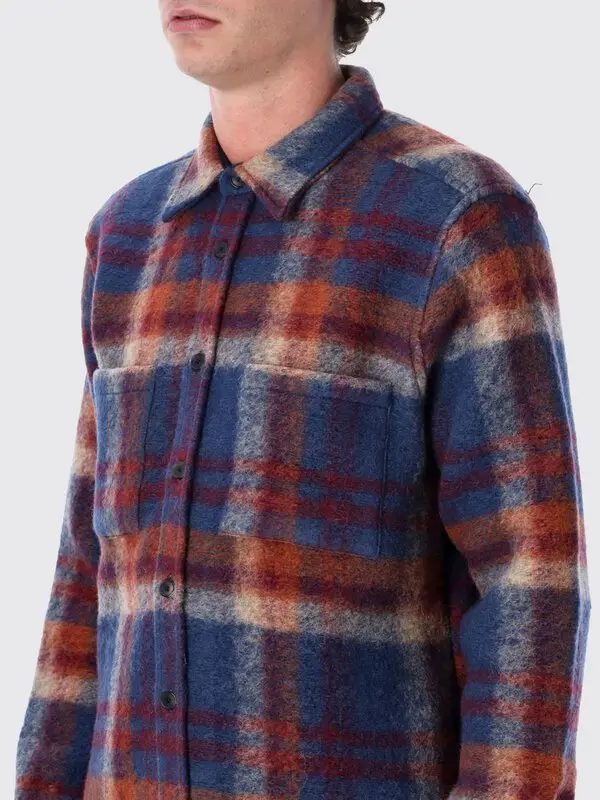 Portuguese Flannel Tartan Wool Flannel Shirt Jacket