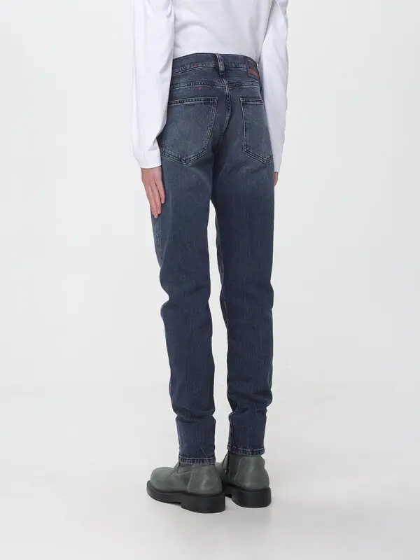 DIESEL® D-strukt Mid-rise Slim Fit Jeans In Stretch Denim - Navy