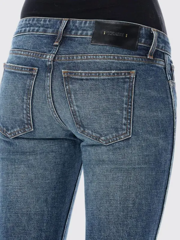 Khaite Low-rise Skinny Jeans In Slim Fit Cotton - Denim