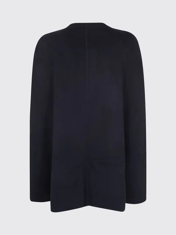 Michael Kors Short Wool-blend Cape With One-button Closure