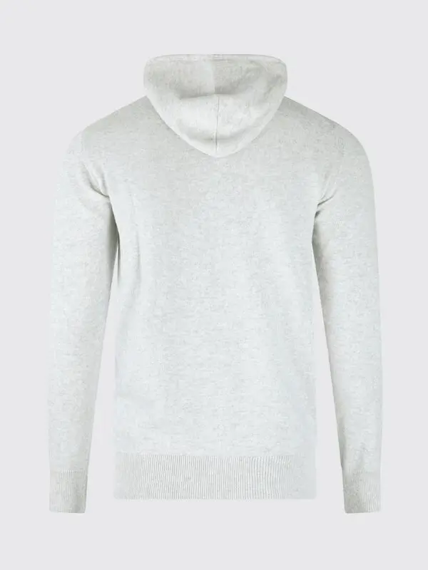 Eleventy Slim Fit 100% Cashmere Zip-up Hoodie - Grey