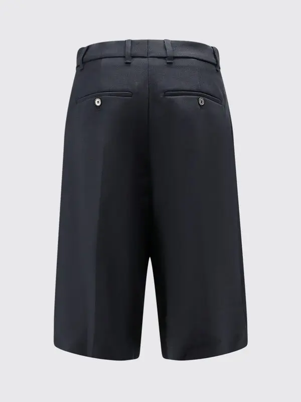 Soeur High-waisted Knee-length Sartorial Shorts In Pure Virgin Wool