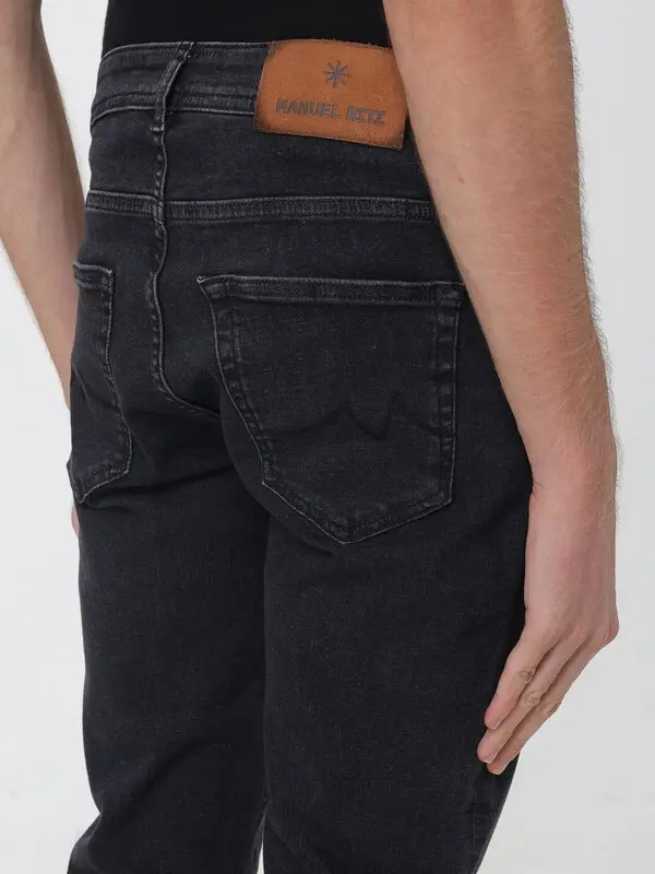 MANUEL RITZ Skinny Fit Stretch Denim Jeans With Five-pocket Design
