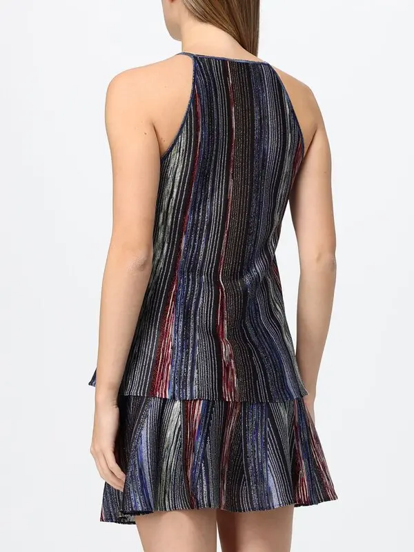 Missoni Slim Fit Off-the-shoulder Striped Lurex Jersey Top