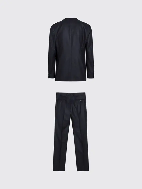 LUIGI BIANCHI Single-breasted Two-button Wool Suit With Lapels