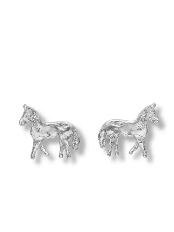 EVA REMENYI Horse Earrings - Silver