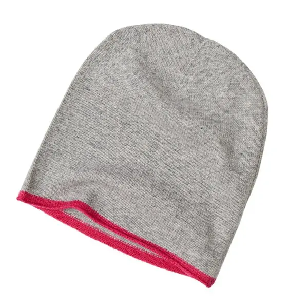 COVE Cashmere & Pink Beanie Hat