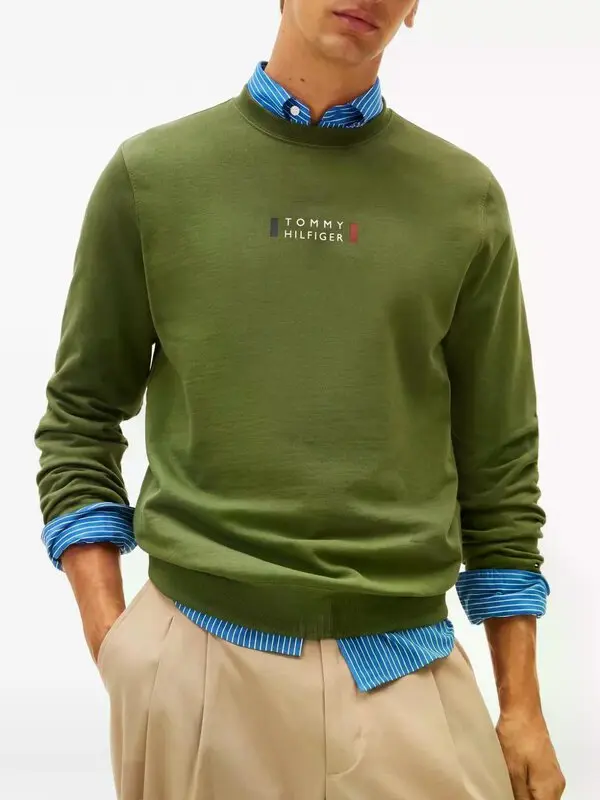 Tommy Hilfiger Logo-embroidered Sweater
