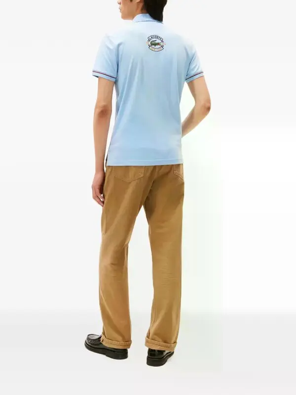 Tommy Hilfiger Logo-embroidered Tipped-cuff Polo Shirt