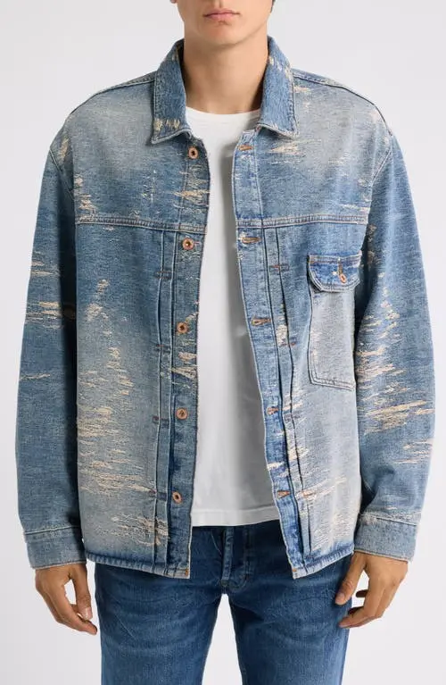 Emporio Armani Distressed Jacket - Denim