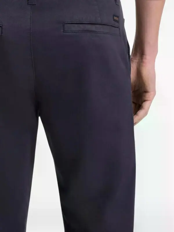 BOSS Tapered-fit Chinos In A Structured Cotton