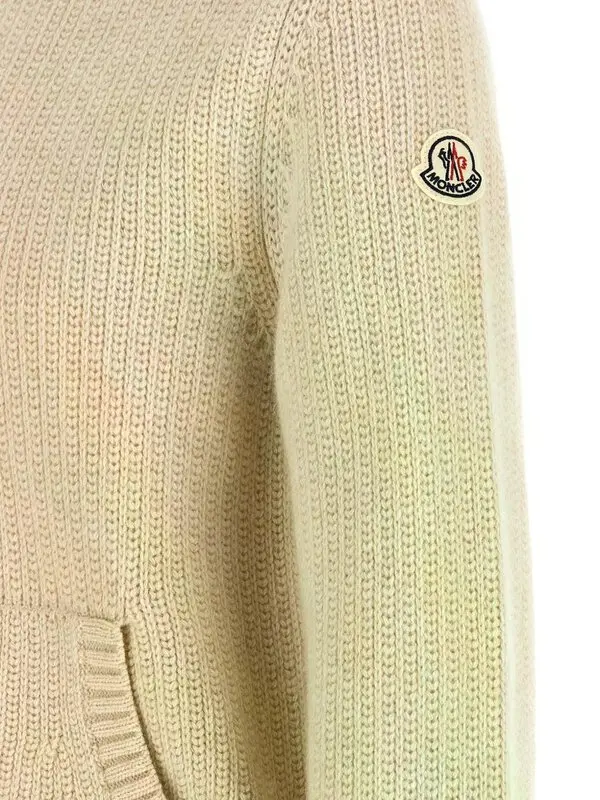 Moncler Ribbed-knit Zip-up Cardigan