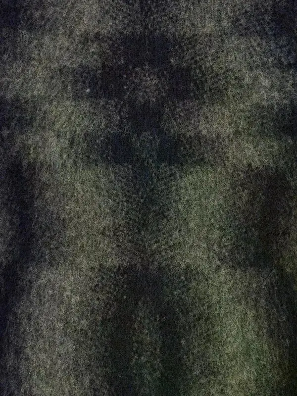 PIACENZA CASHMERE 1733 Check-pattern Roll-neck Sweater