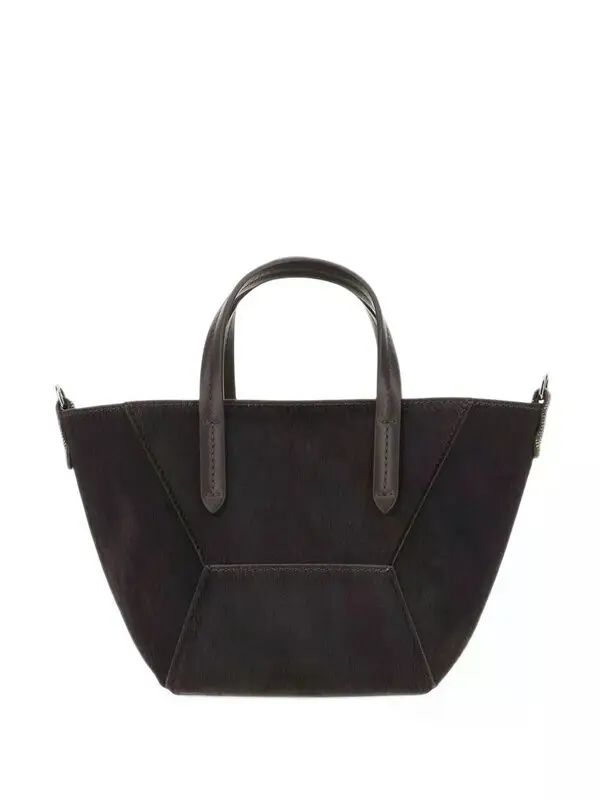 Brunello Cucinelli Bc Duo Leather Tote Bag - Brown