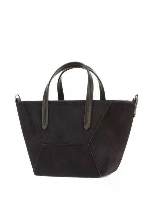 Brunello Cucinelli Bc Duo Leather Tote Bag