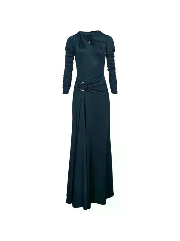 Rebecca Vallance Kiana Long-sleeve Maxi Dress - Blue