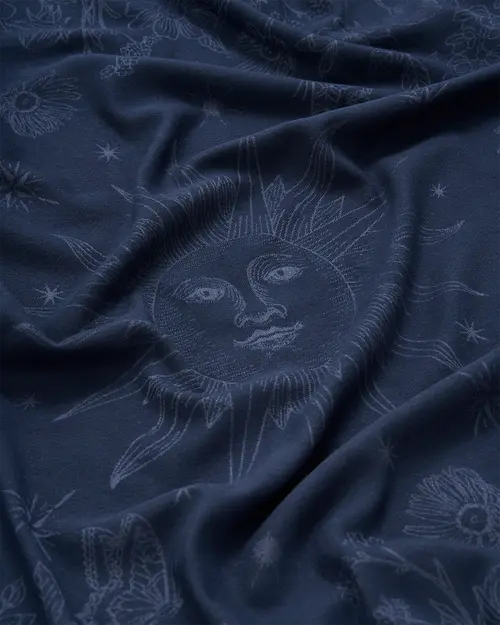 FABLE ENGLAND Selene Large Square Jacquard Scarf