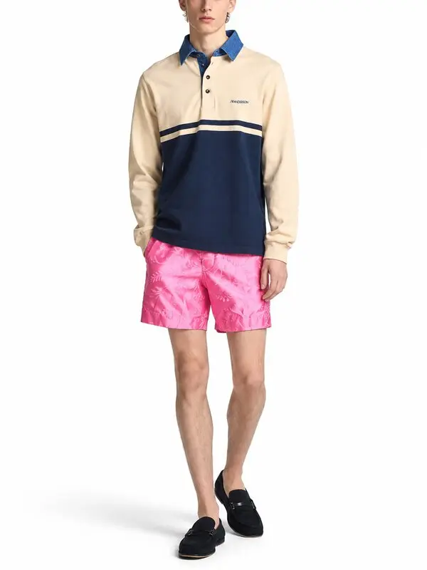 JW Anderson Polo In Cotone Con Logo - Multicolour