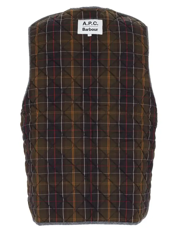 BARBOUR X A.P.C. Barbour X A. P.c. Gilet Reversibile In Cotone