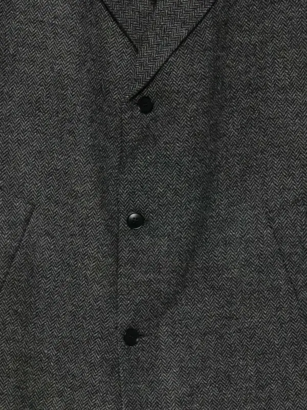 SUNFLOWER Herringbone Single-breasted Coat