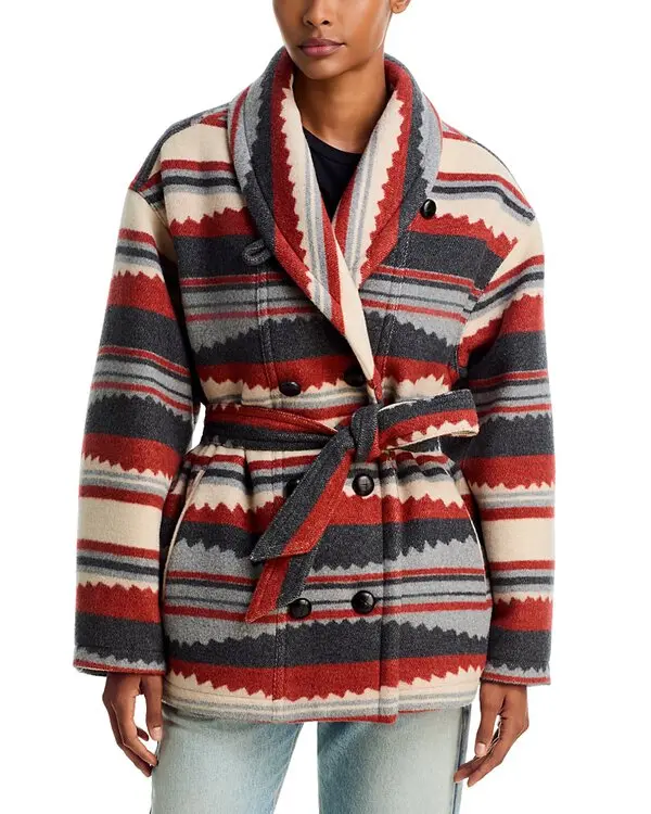 Isabel Marant Étoile Evoda Belted Jacket - Ecru