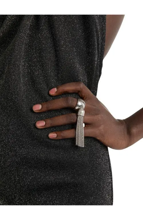 Balmain Brass Tassel Ring