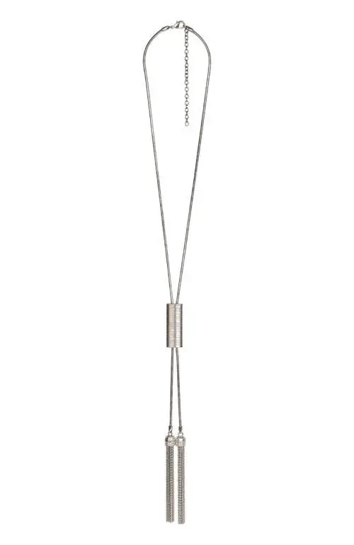 Balmain Long Brass Tassel Necklace