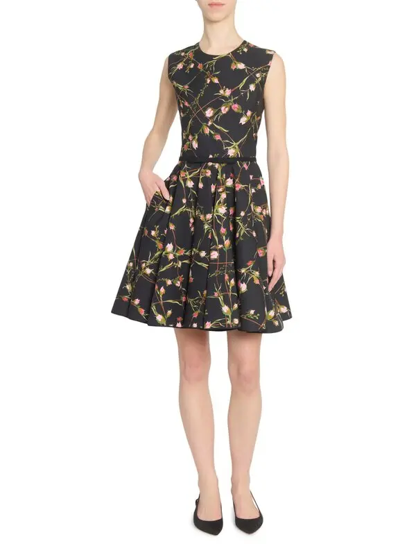 Giambattista Valli Floral Cotton Poplin Minidress