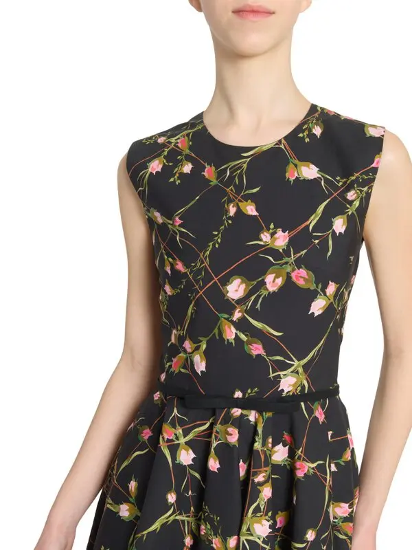 Giambattista Valli Floral Cotton Poplin Minidress