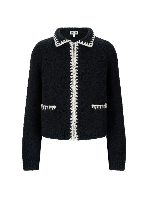 Staud Jeremy Tweed Sweater
