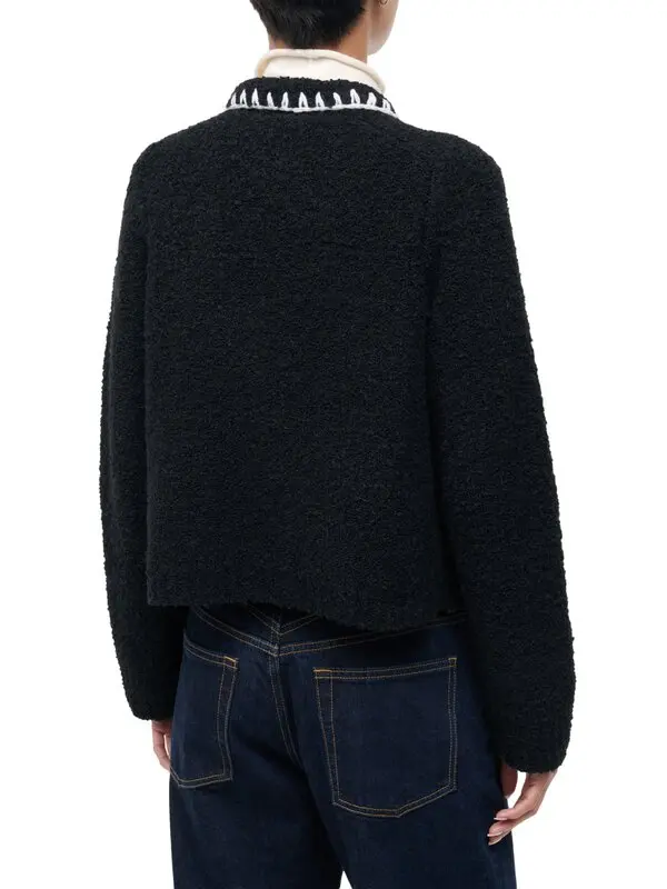 Staud Jeremy Tweed Sweater
