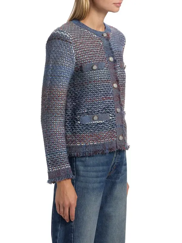 Veronica Beard Sariyah Cotton-blend Knit Jacket