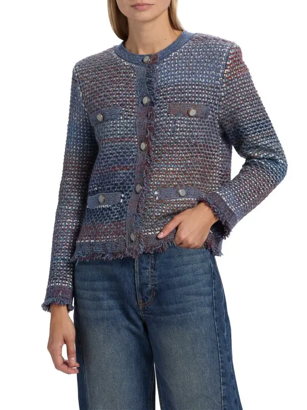 Veronica Beard Sariyah Cotton-blend Knit Jacket
