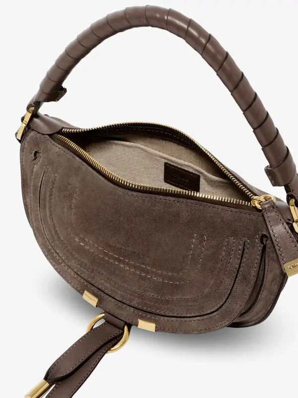 Chloé Marcie Suede Shoulder Bag - Multicolor