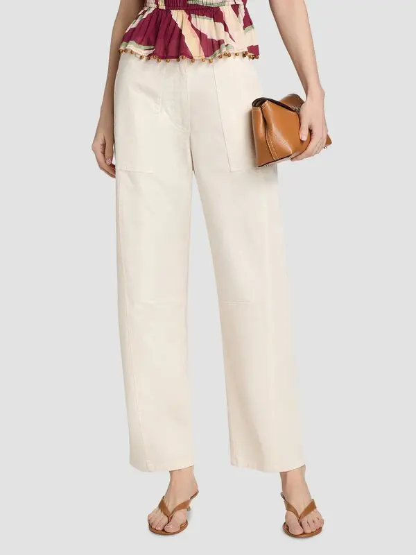 Rails Lunar Stretch-cotton Straight-leg Pants