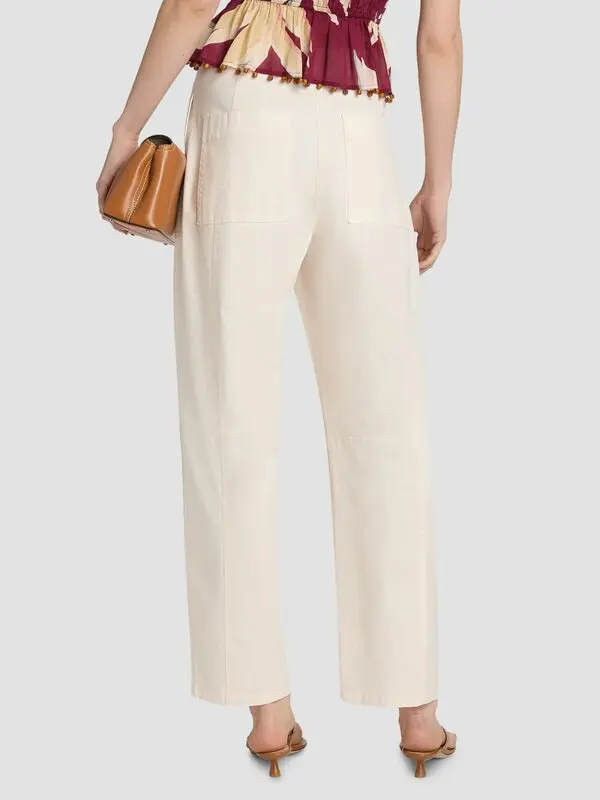 Rails Lunar Stretch-cotton Straight-leg Pants