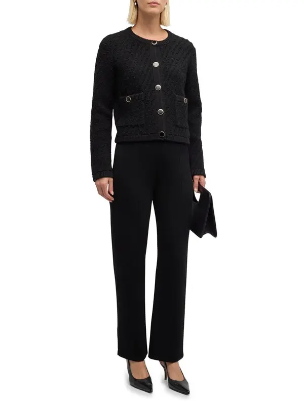 St. John Santiago Knit Straight-leg Pants