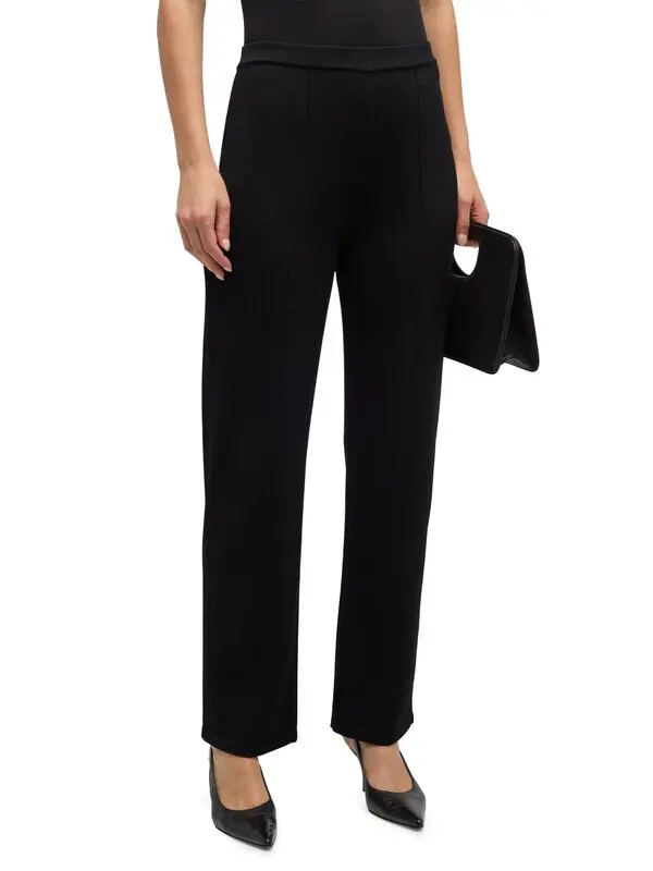 St. John Santiago Knit Straight-leg Pants