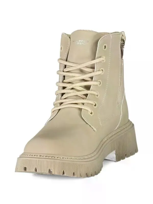 Polo Ralph Lauren Lace-up Ridged-sole Combat Boots