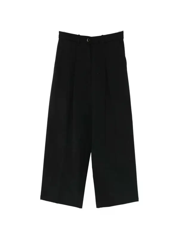 NINE:INTHE:MORNING Rubino Pleated Wide-leg Trousers