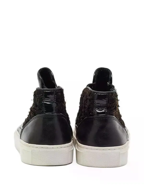 Tory Burch Floral High-top Sneakers