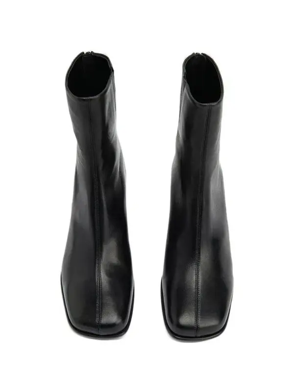 By Far Caroo Wedge-heel Ankle Boots - Black