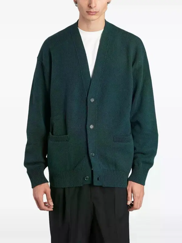 LANEUS V-neck Button-up Cardigan